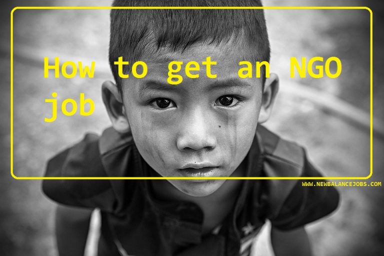 How To Get An NGO Job • NewBalancejobs