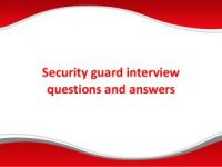 Security Guard Interview Questions And Answers - NewBalancejobs