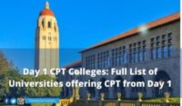 Day 1 CPT Colleges: Full List of Universities offering CPT from Day 1