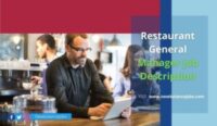 Restaurant General Manager Job Description - NewBalancejobs