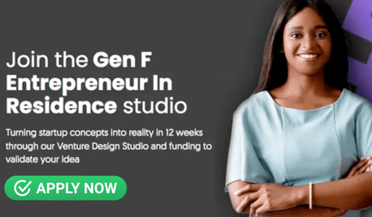 Gen F Entrepreneur In Residence 2024 For African Startups ( Up To ...