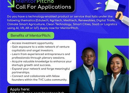 TVC Labs MentorPitch 8 Program For Early-Stage Startups • NewBalancejobs