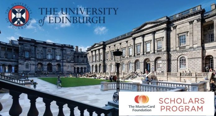 University Of Edinburgh, Mastercard Online Masters Program Scholarship ...