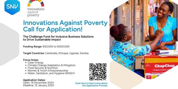 Innovations Against Poverty Challenge Fund 2025 (up To €200,000 ...