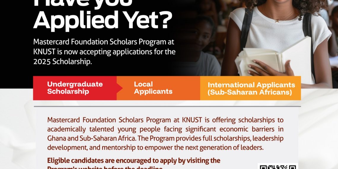 Mastercard Foundation Scholarship At KNUST 2025 For Africans (Full ...