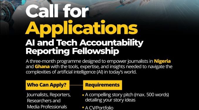 AI & Tech Accountability Reporting Fellowship (A Three-month Program ...