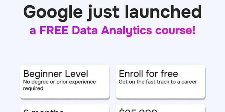 Google Free Data Analytics Certification Programs • NewBalancejobs