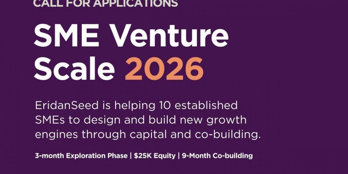 Eridanseed SME Scale Program 2026( Up To $25,000 Funding & Hands-on ...